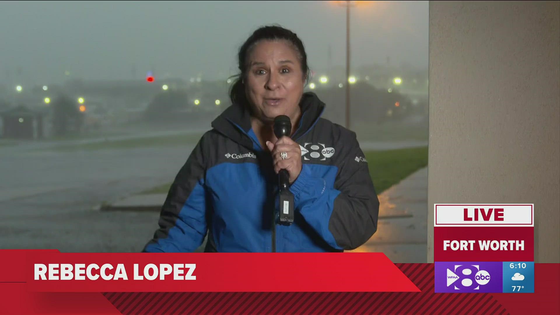 DFW update: Wind and rain hitting Fort Worth Thursday | wfaa.com