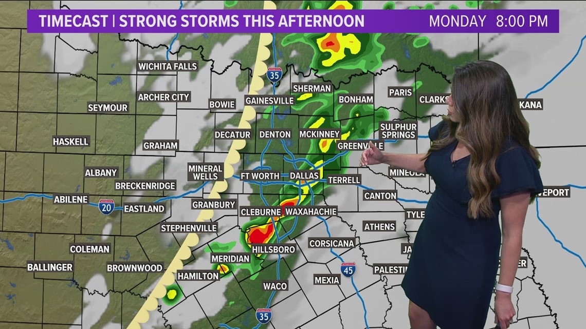 DFW Weather: Severe thunderstorms with large hail and damaging winds ...