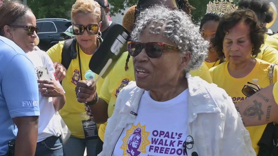 Juneteenth pioneer Opal Lee bringing her Walk For Freedom to Dallas for ...