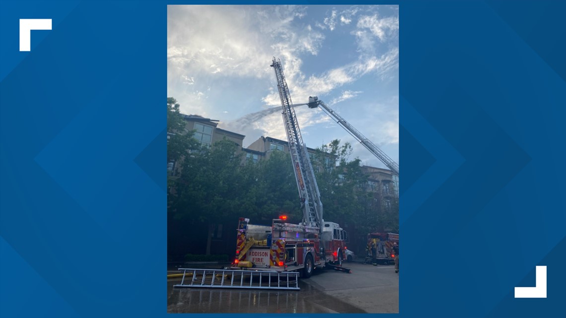 No injuries reported in Addison apartment complex fire, officials say ...