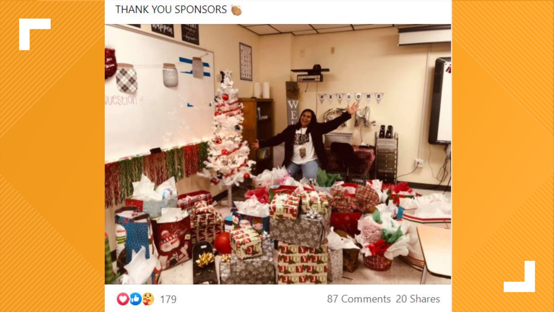 Grand Prairie teacher spreads holiday cheer by surprising students with ...