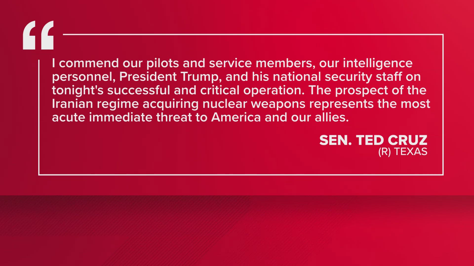 Texas lawmakers and leaders react to U.S. strikes on nuclear facilities ...