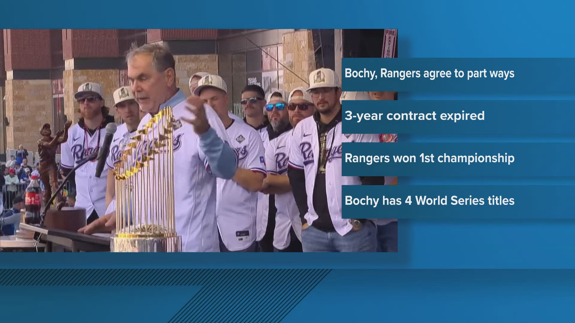 Texas Rangers manager search: Who will replace Bruce Bochy? | wfaa.com