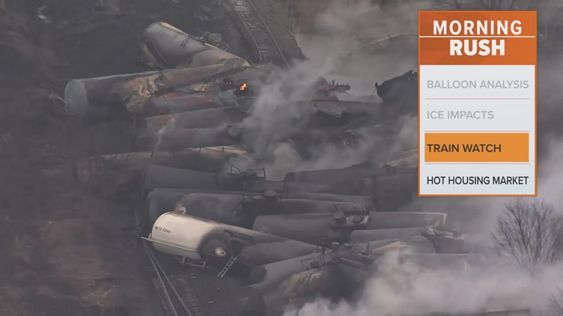 Ohio train derailment: Controlled release of toxic chemicals from ...