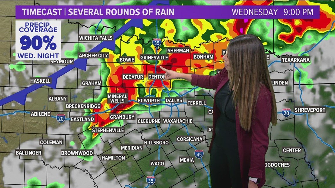 DFW Weather: Severe weather possible Wednesday night | wfaa.com DFW Weather: Severe weather possible Wednesday night | wfaa.com