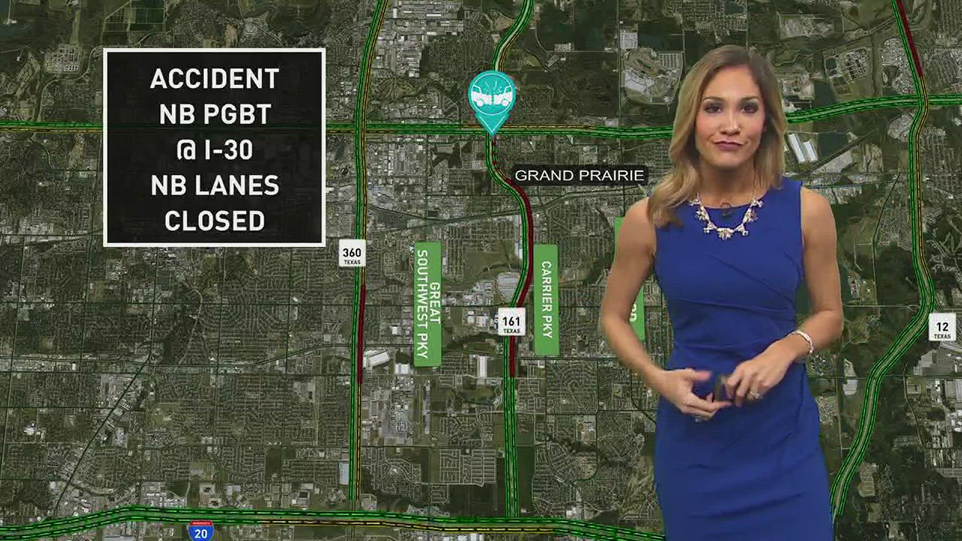 Deadly crash closes PGBT in Grand Prairie | wfaa.com