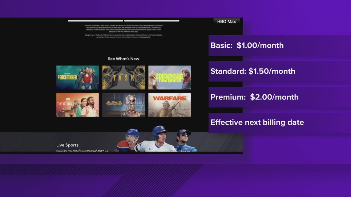 HBO Max raising its subscription rates | wfaa.com