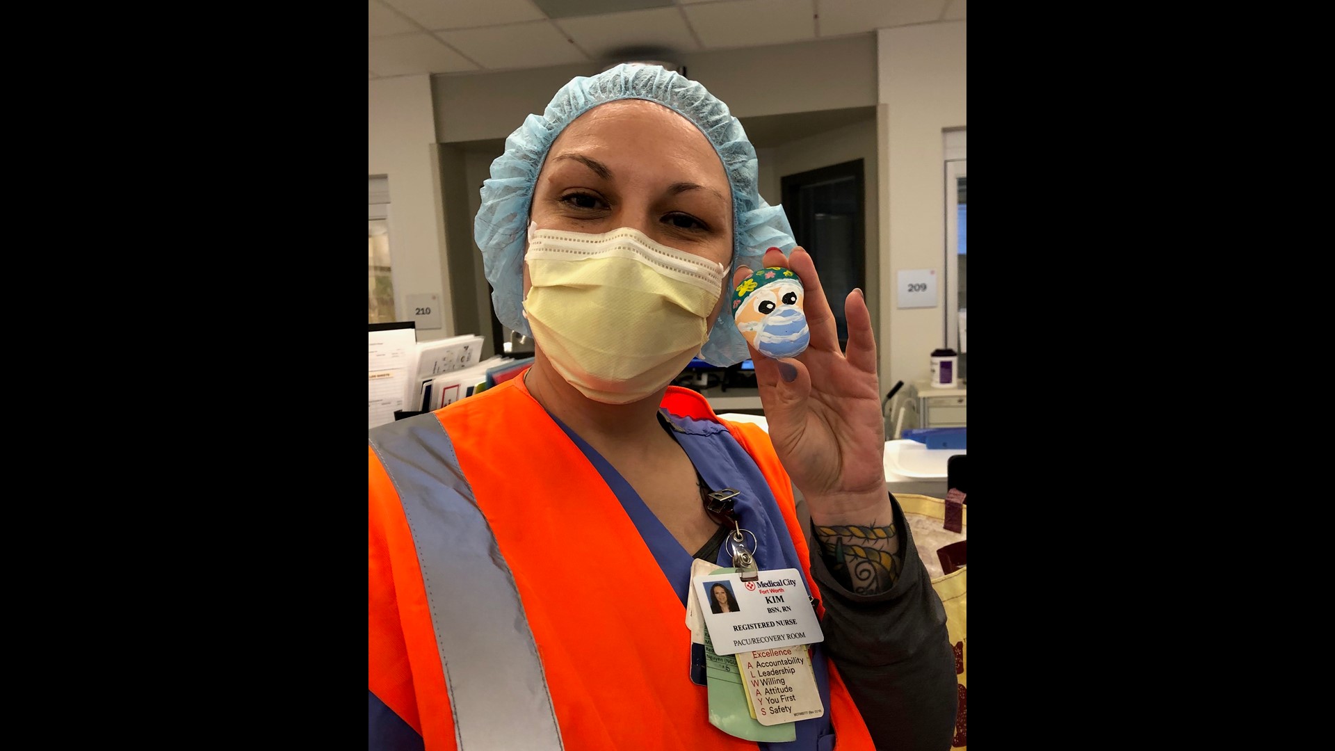 Daughter of nurse paints rocks to show appreciation for healthcare ...