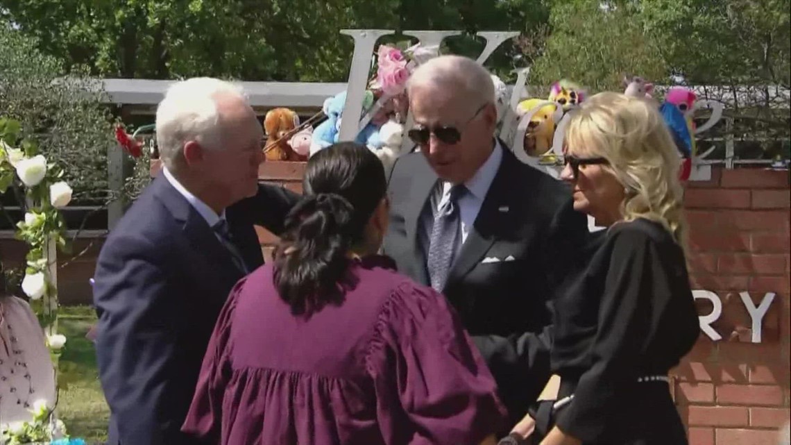 Biden attends Sunday mass at Uvalde, Texas church | wfaa.com