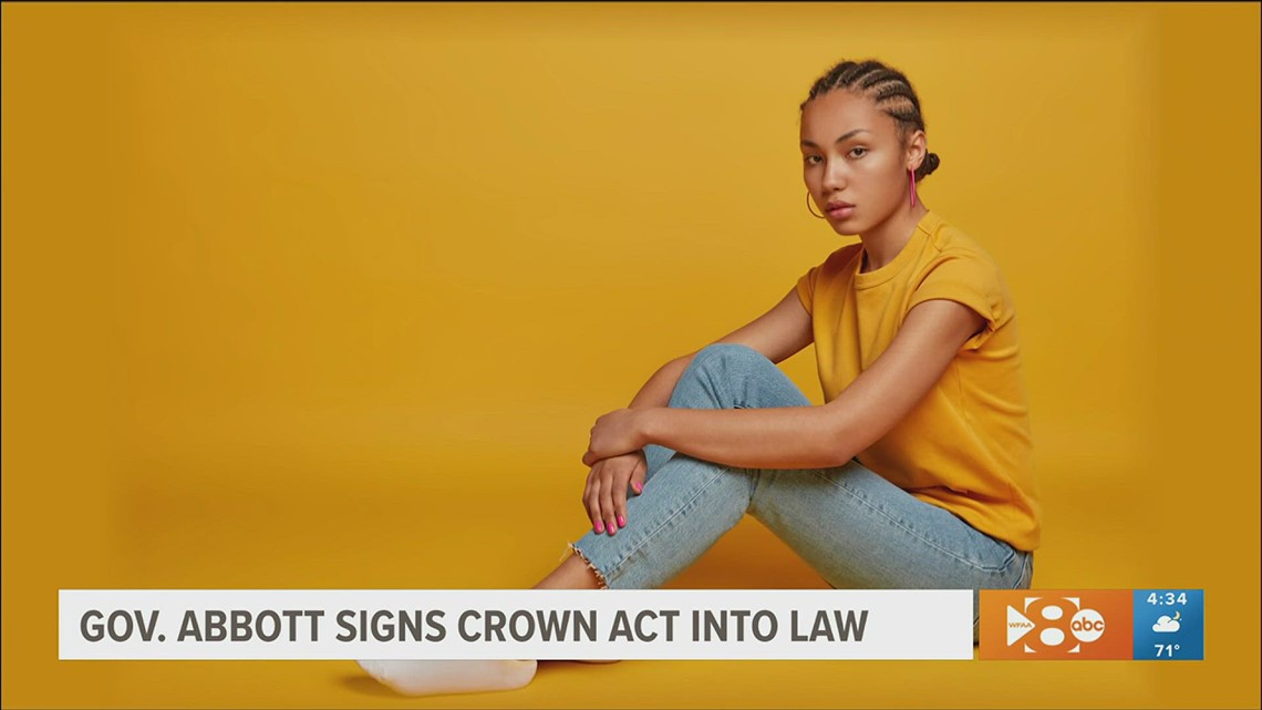 Texas Gov. Greg Abbott signs CROWN Act into law | wfaa.com