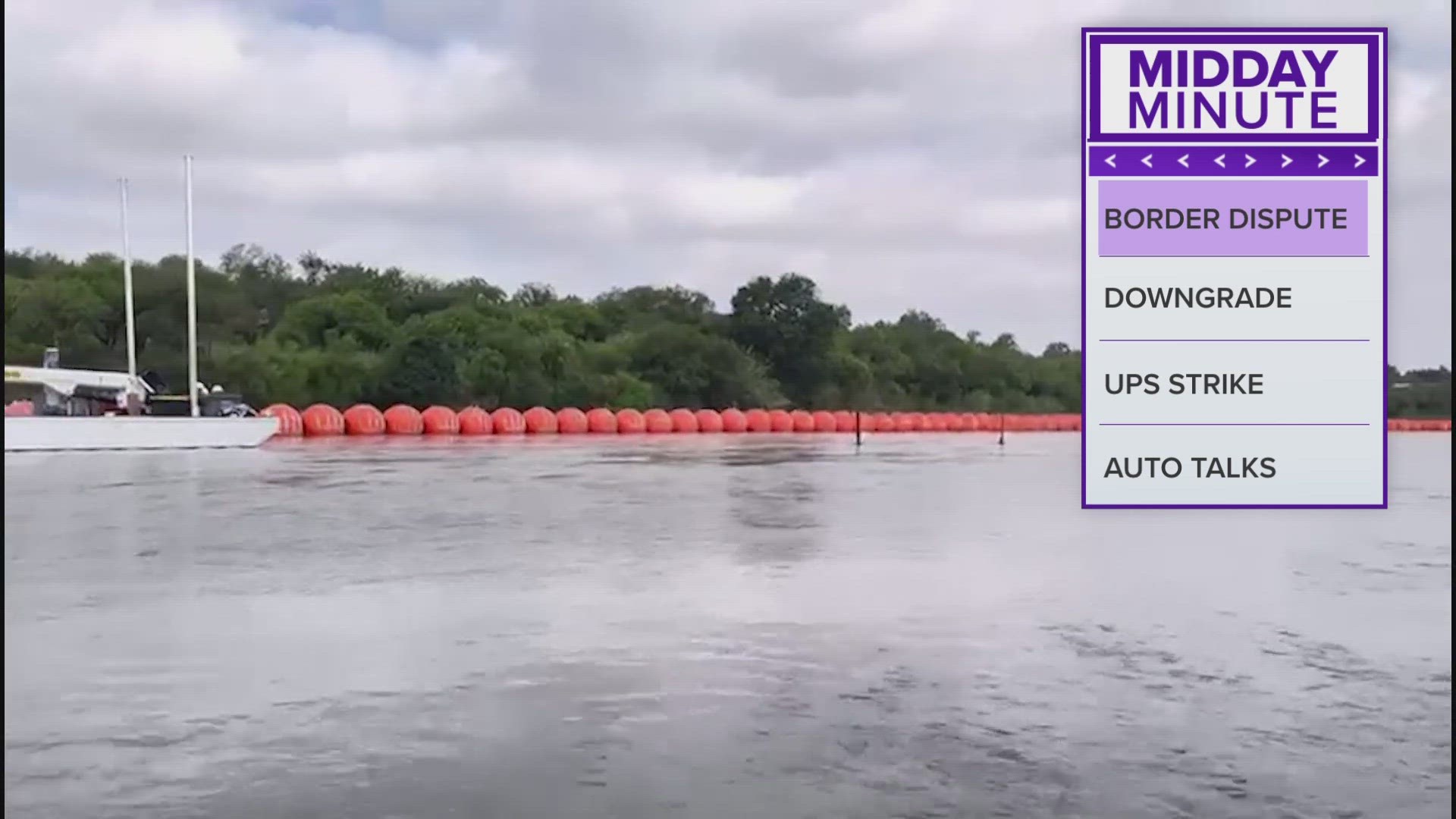 Mexico plans to inspect new floating border on Rio Grande | wfaa.com