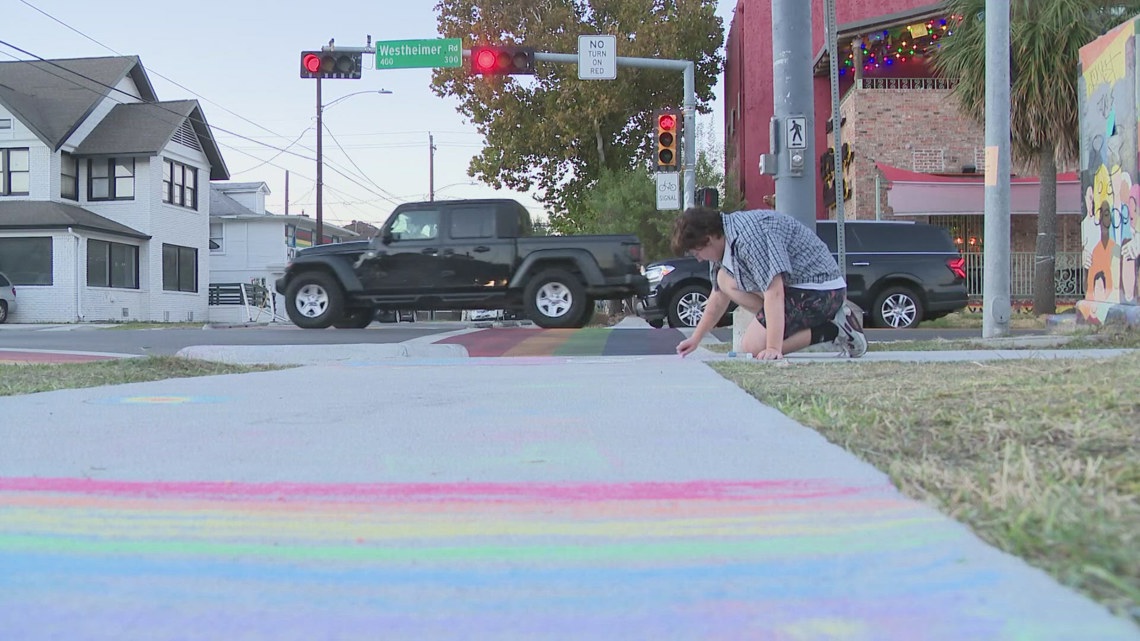 Crews prepare to remove rainbow sidewalks in Houston. Dallas' Oak Lawn neighborhoods fight back ...