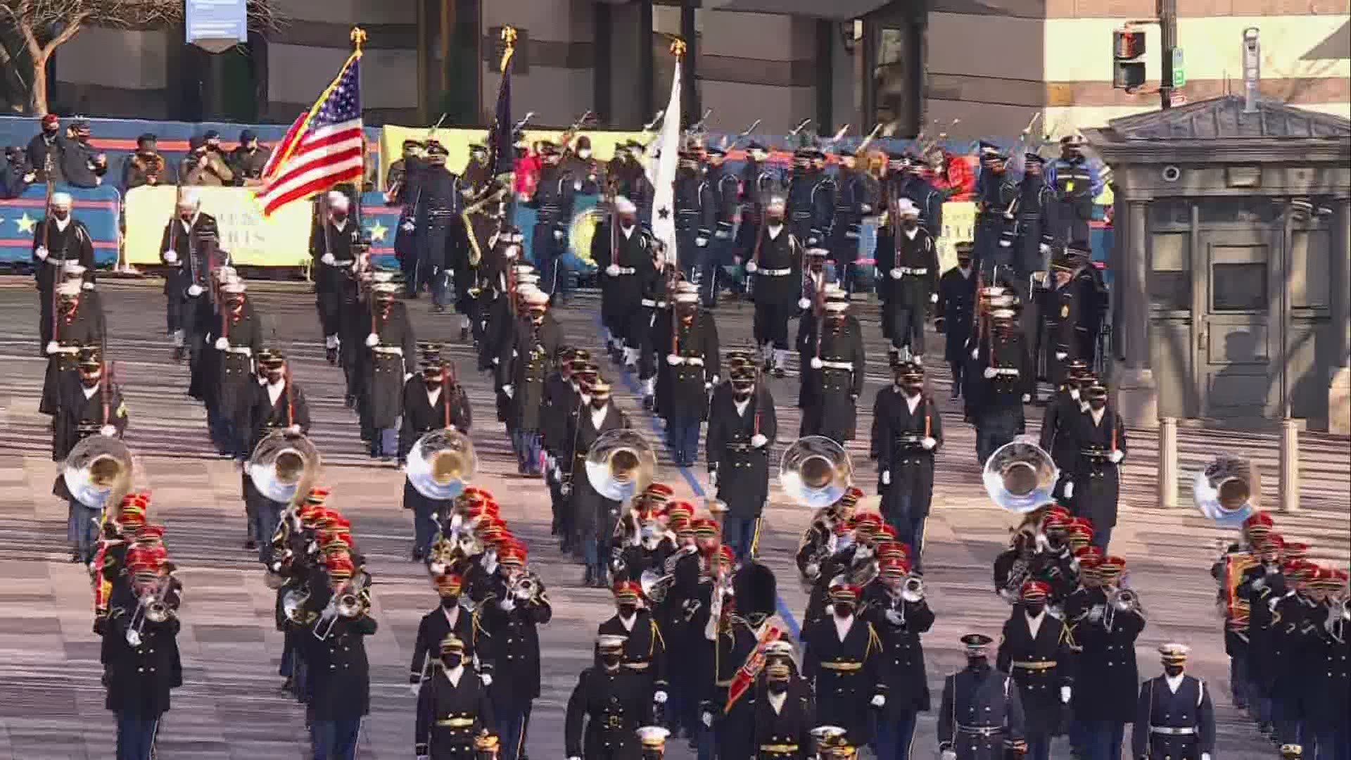 Video: Inaugural parade travels to White House | wfaa.com