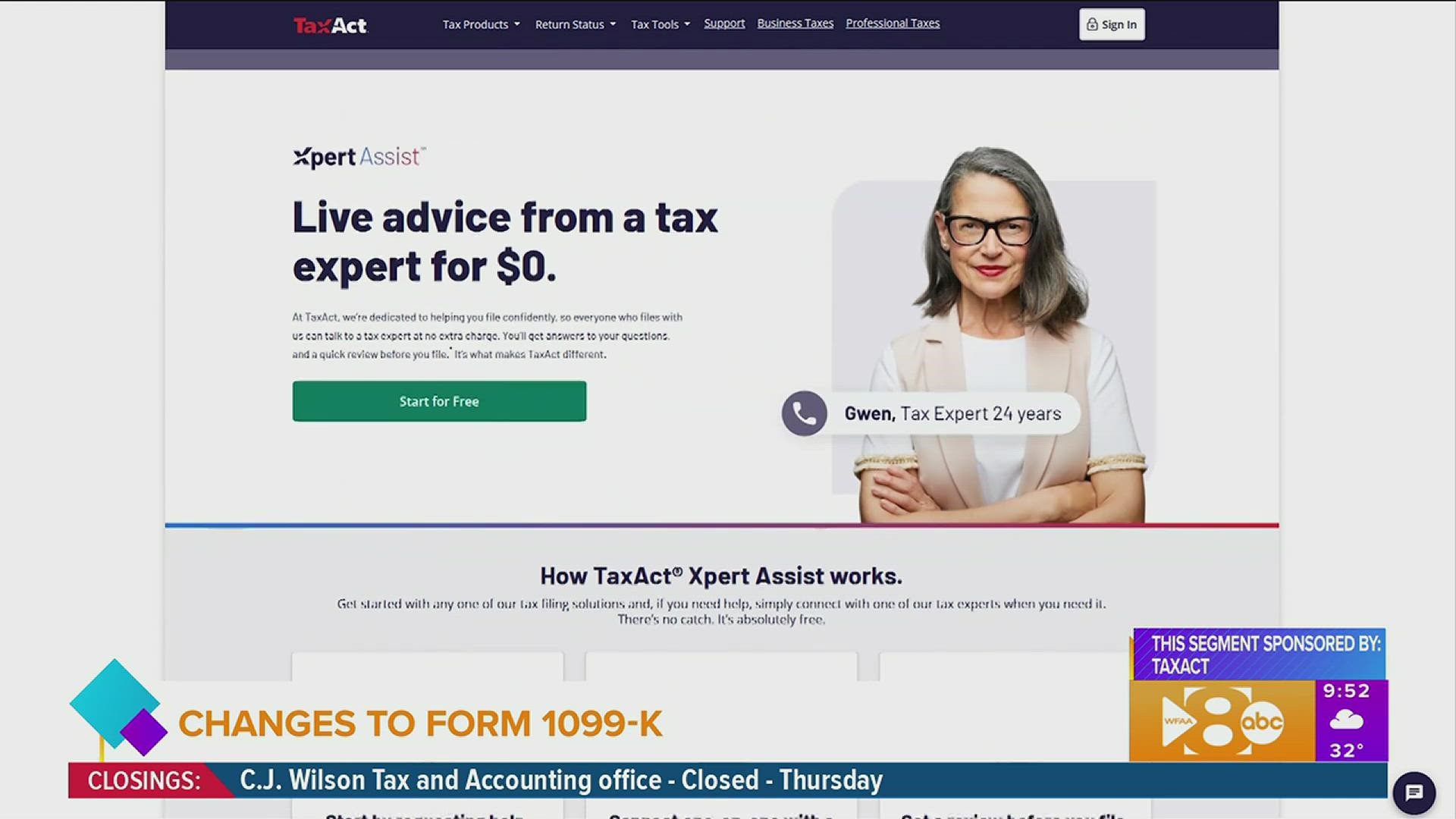 TaxAct Wants You To Be Stress Free This Tax Season Wfaa