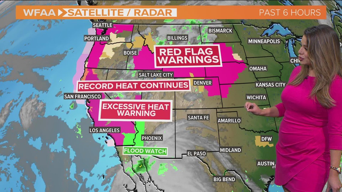 California wildfire updates: Latest heat wave, drought conditions ...