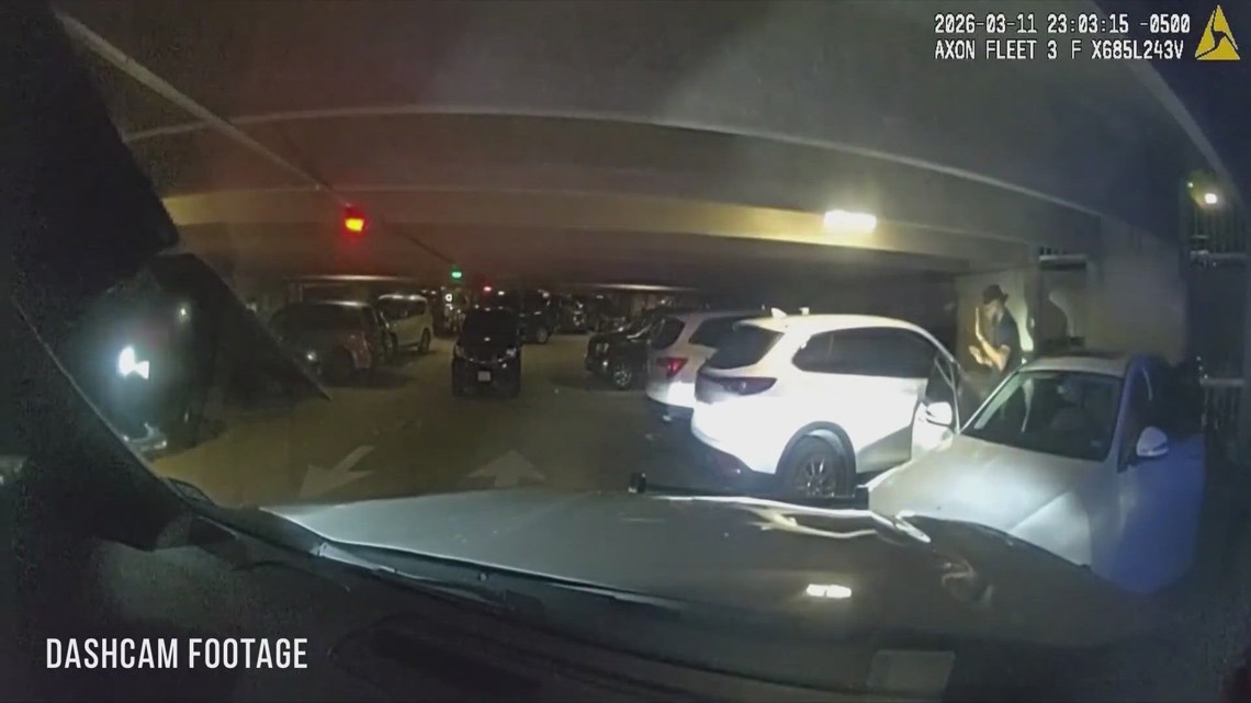 Dallas police release bodycam footage after parking garage shooting ...