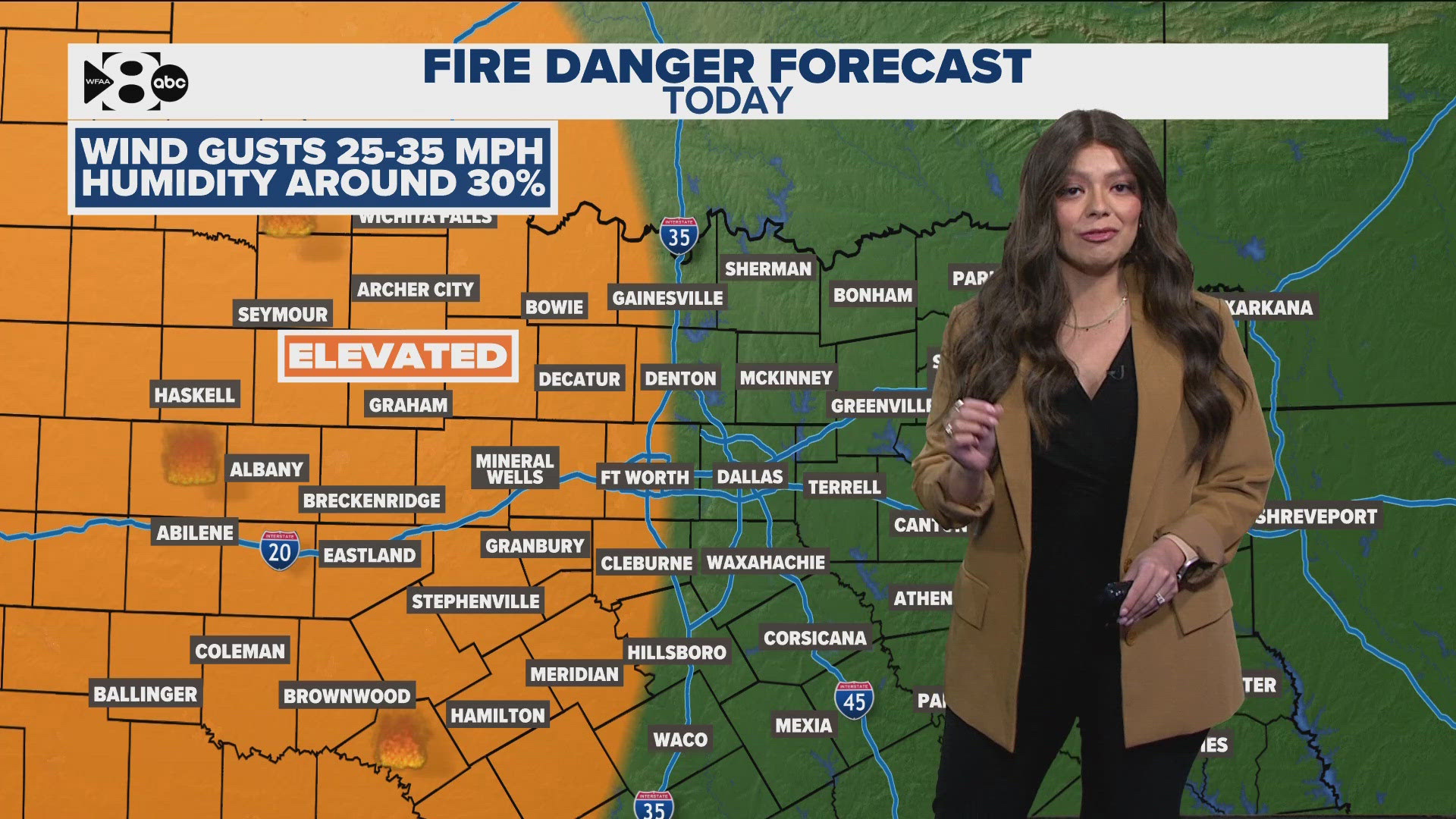 DFW Weather: Windy weather brings elevated fire danger, cold mornings ...