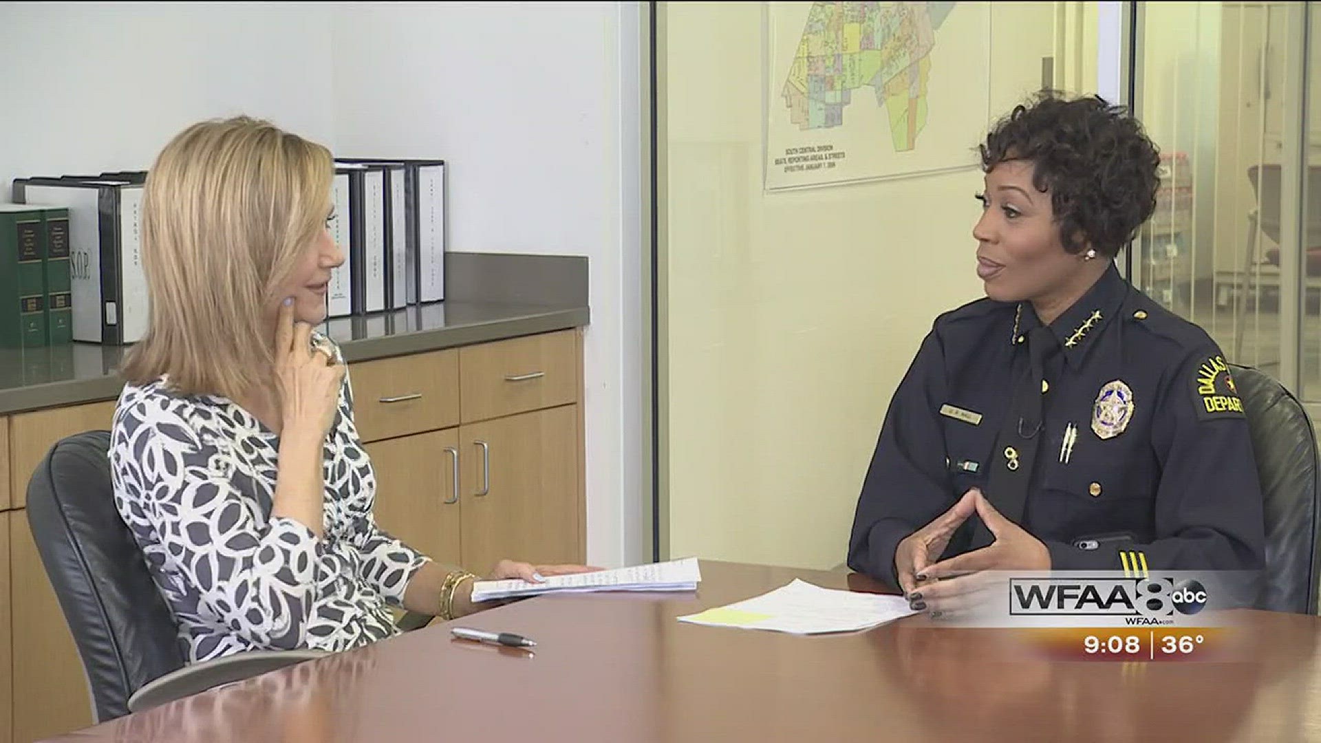 GMT Exclusive! Jane McGarry interviews Dallas Police Chief Renee Hall ...