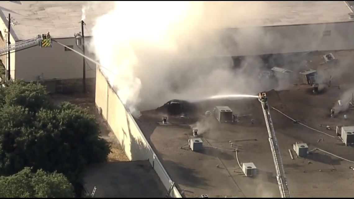 Printing press facility in west Dallas catches fire | wfaa.com