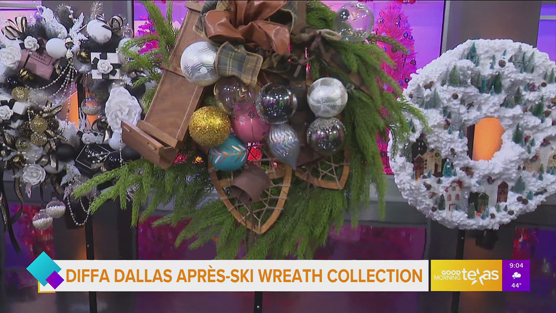 DIFFA Dallas Après-Ski Wreath Collection | wfaa.com