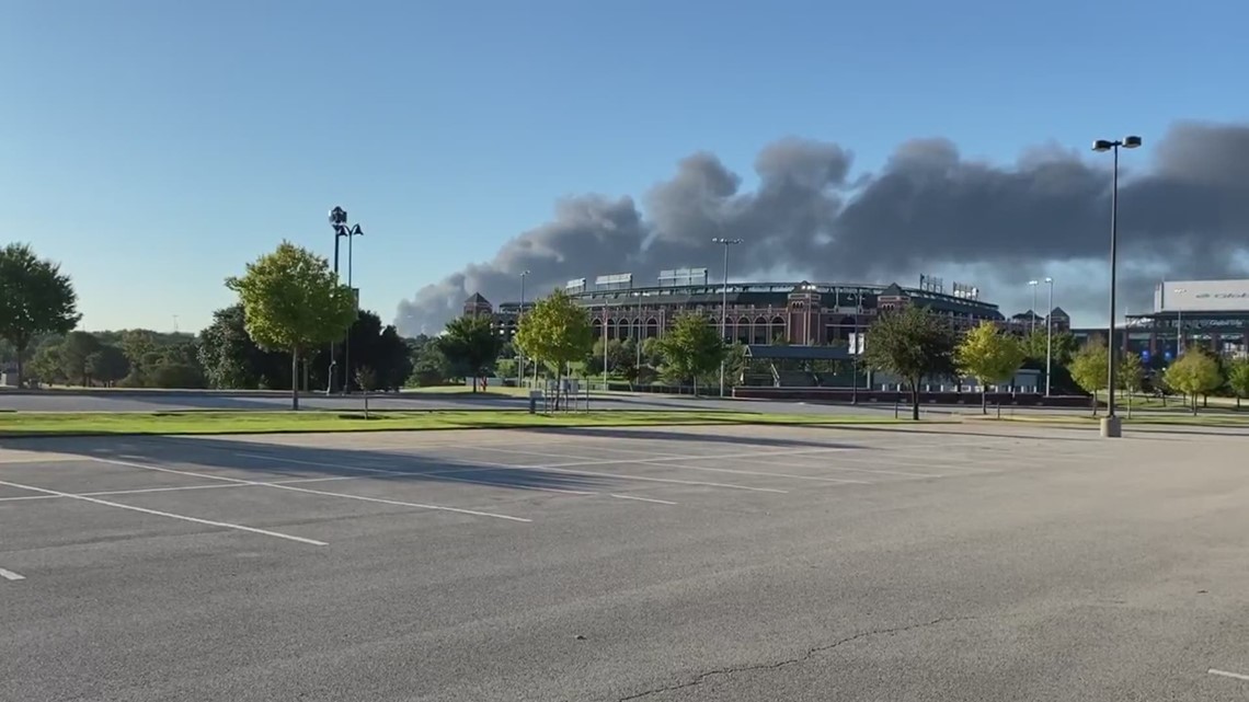 Fire at Grand Prairie's Poly-America factory could burn for days | wfaa.com