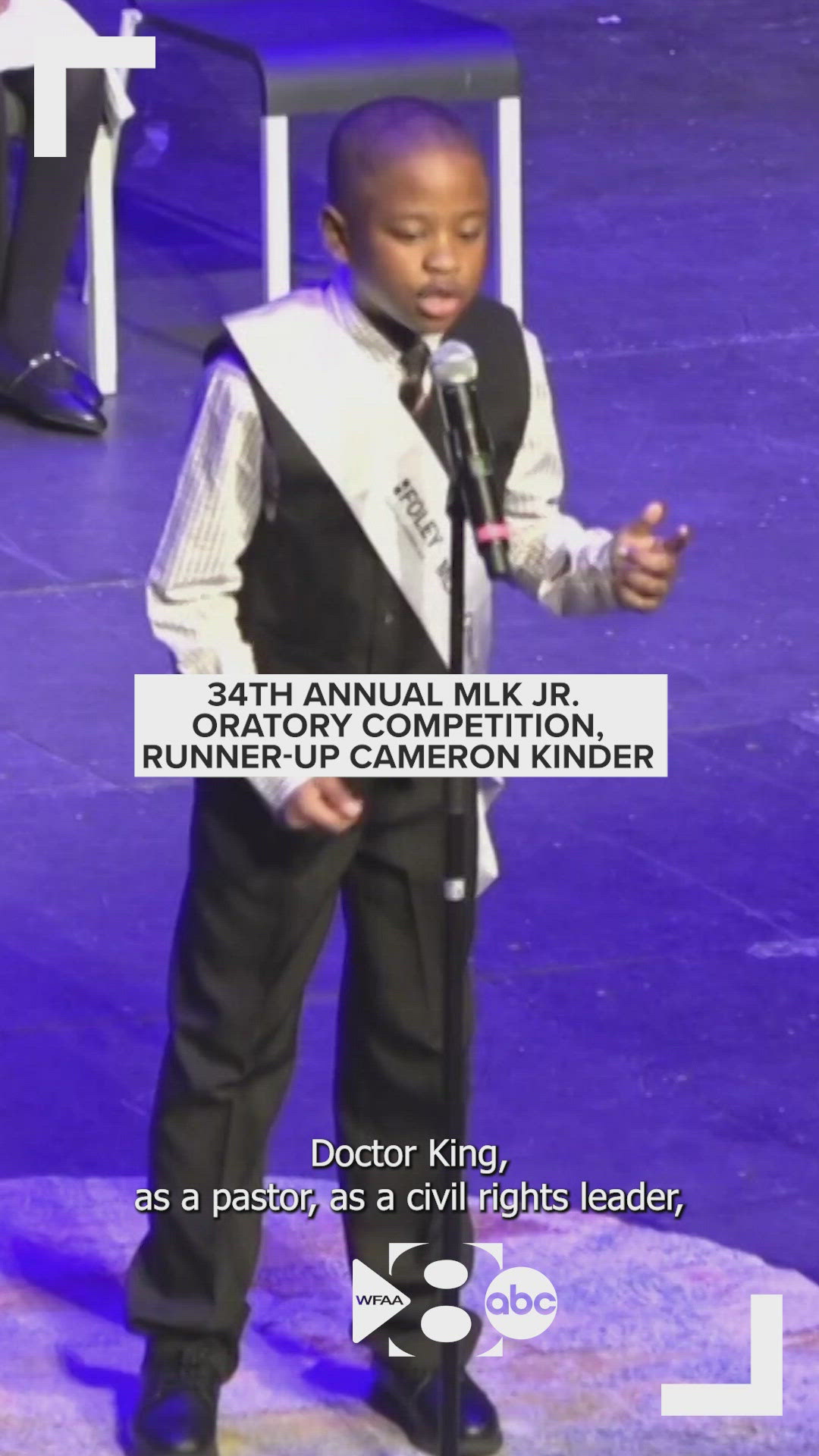 Runner-up of MLK Oratory Competition Shares Dr. King's Legacy of Faith ...