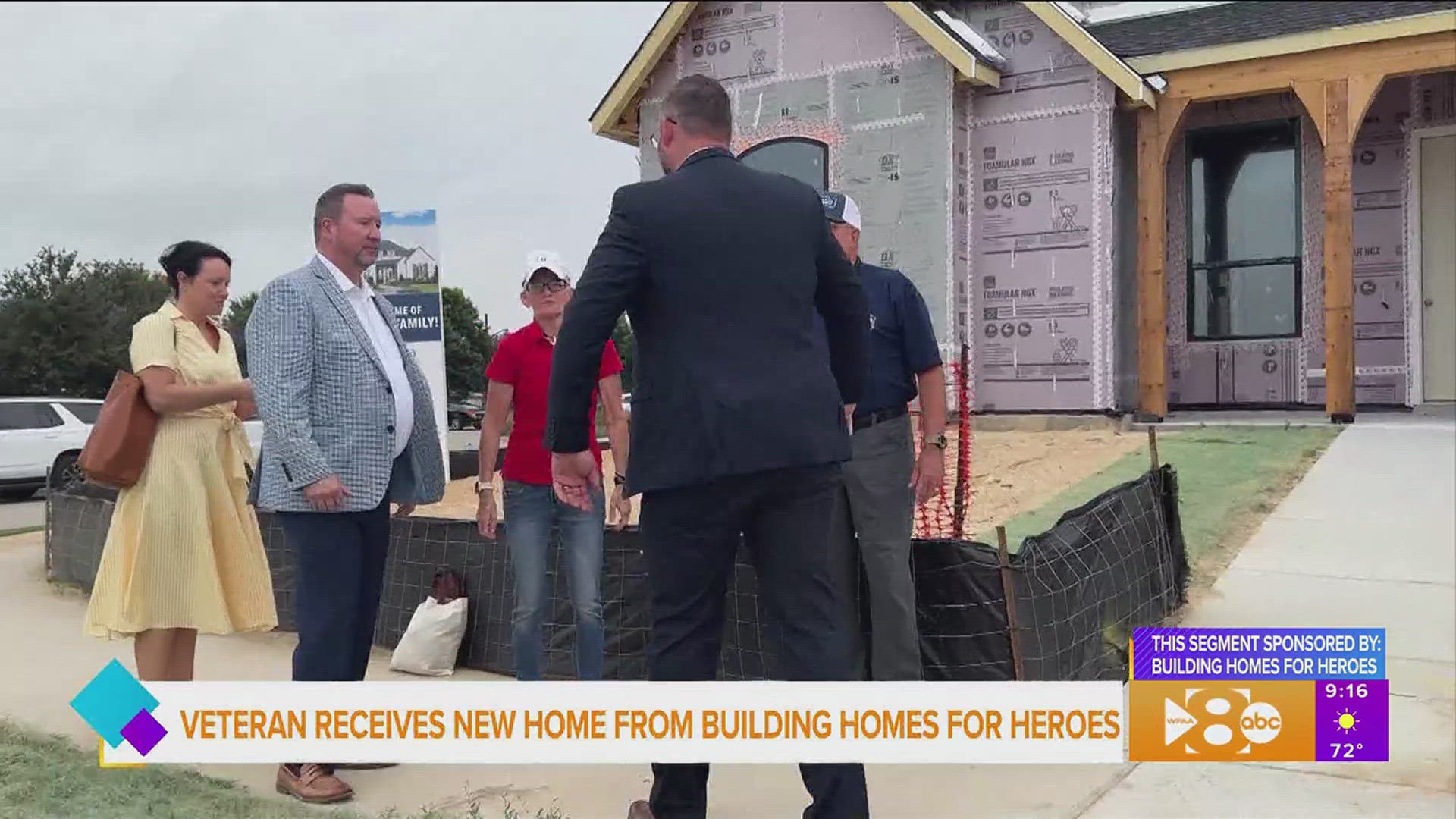 Sponsored Veteran receives new home from Building Homes For Heroes ...