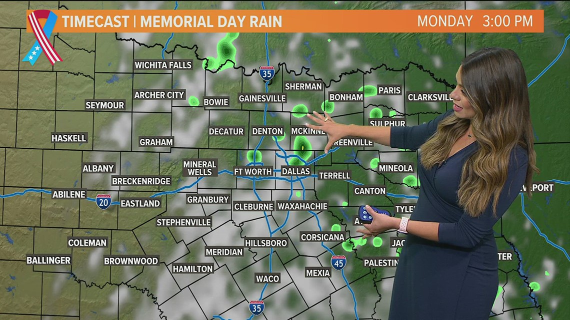 DFW Weather: Scattered thunderstorms could pop up across North Texas ...