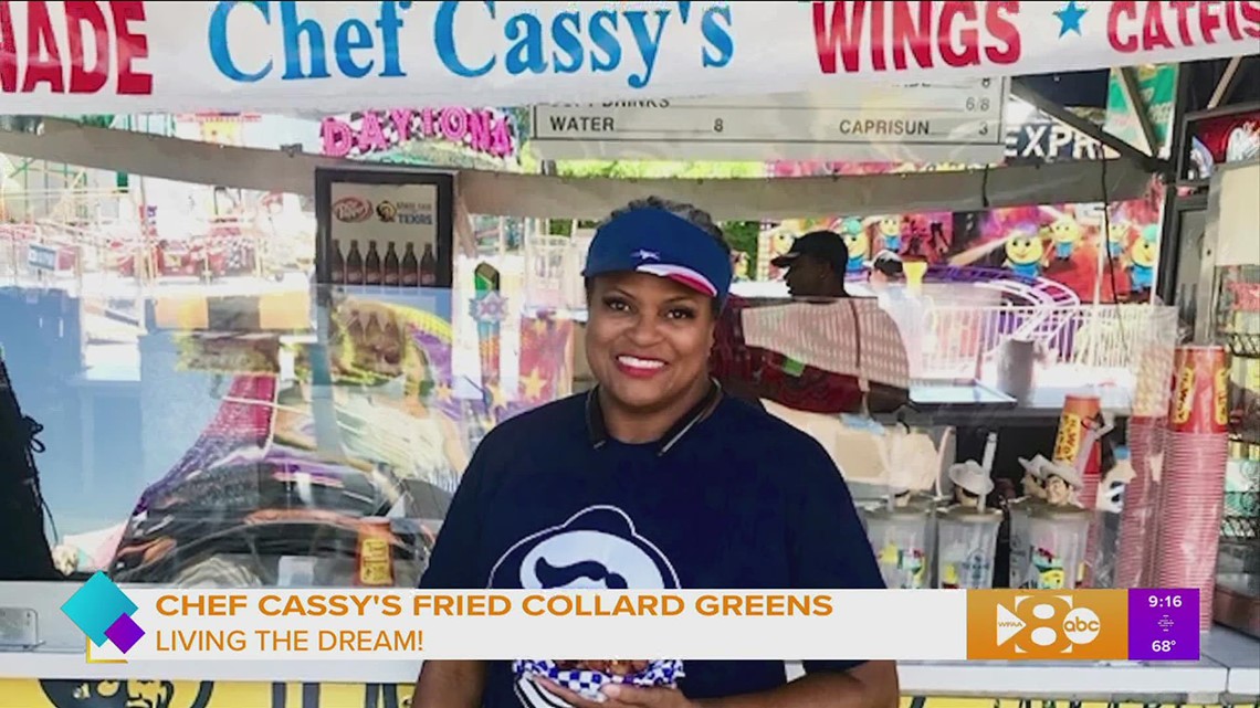 The inspiring story behind Chef Cassy's deep fried collard greens ...