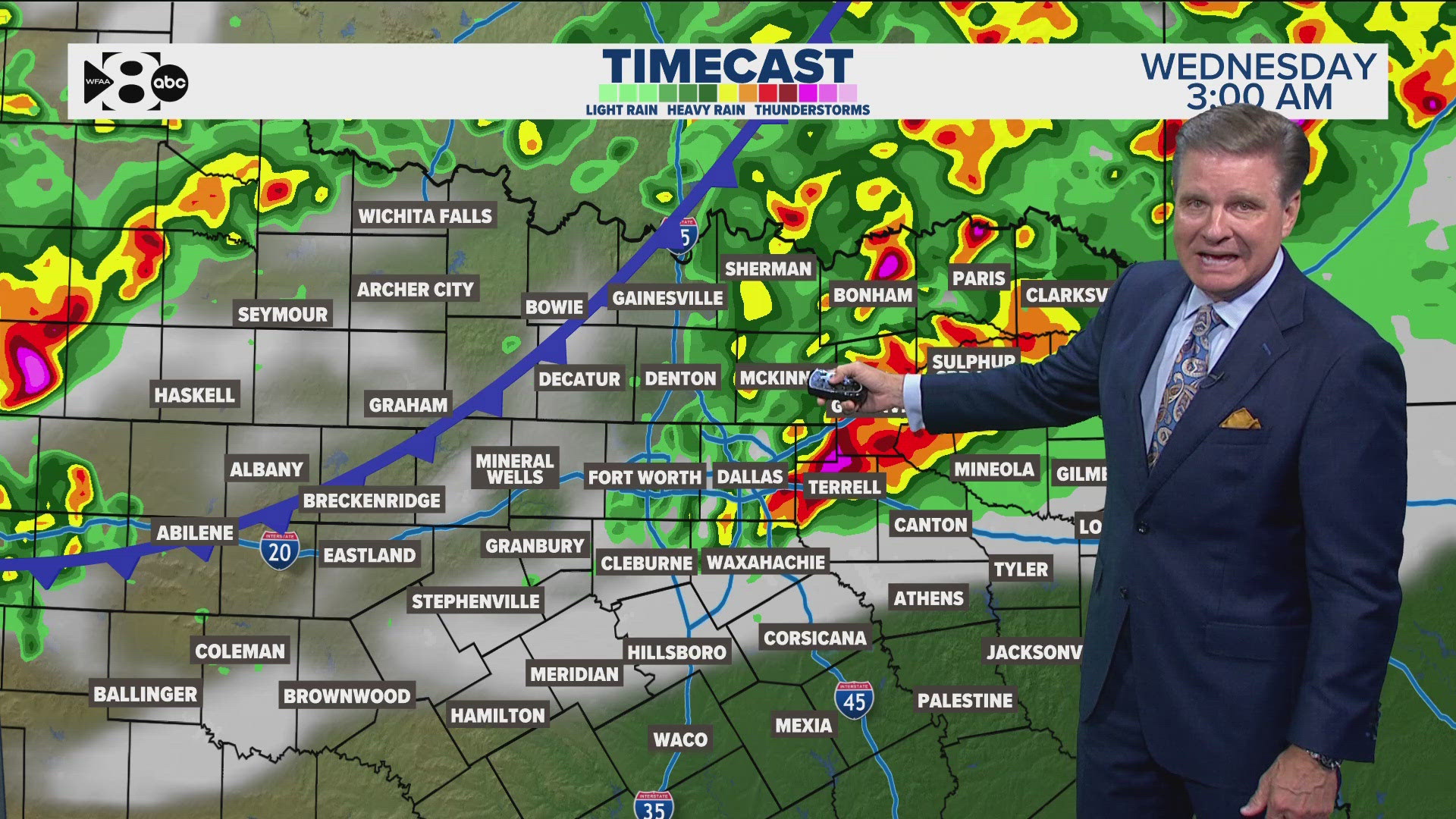 How to watch: Pete Delkus offers 8:30 p.m. weather updates on WFAA+ ...