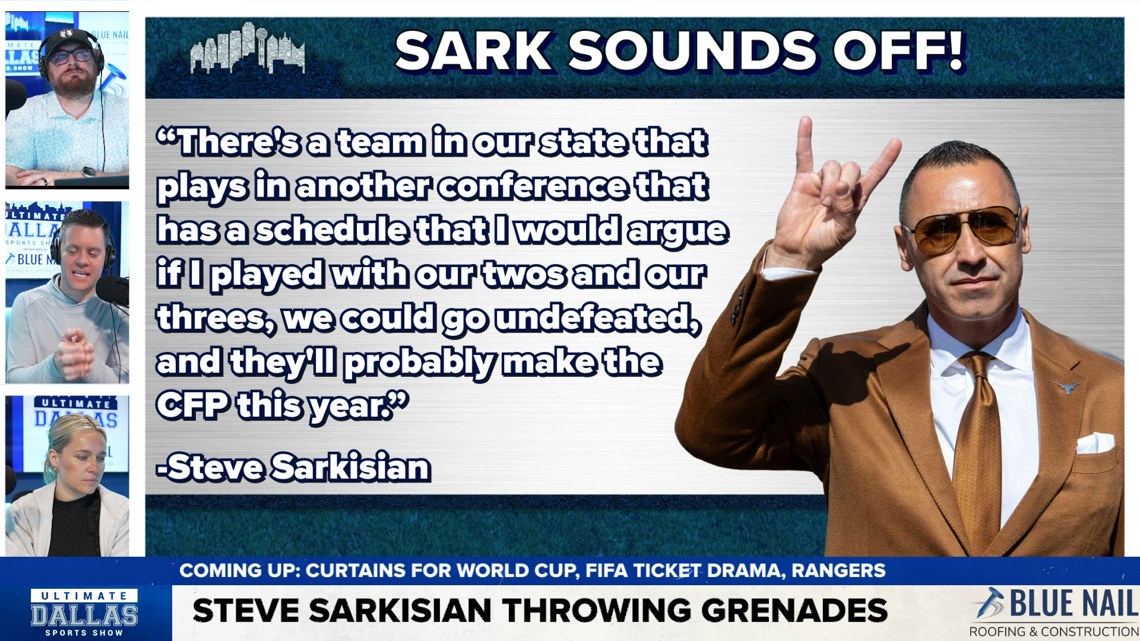 Sark sounds off: Texas head coach throws jabs at Texas Tech | Ultimate ...