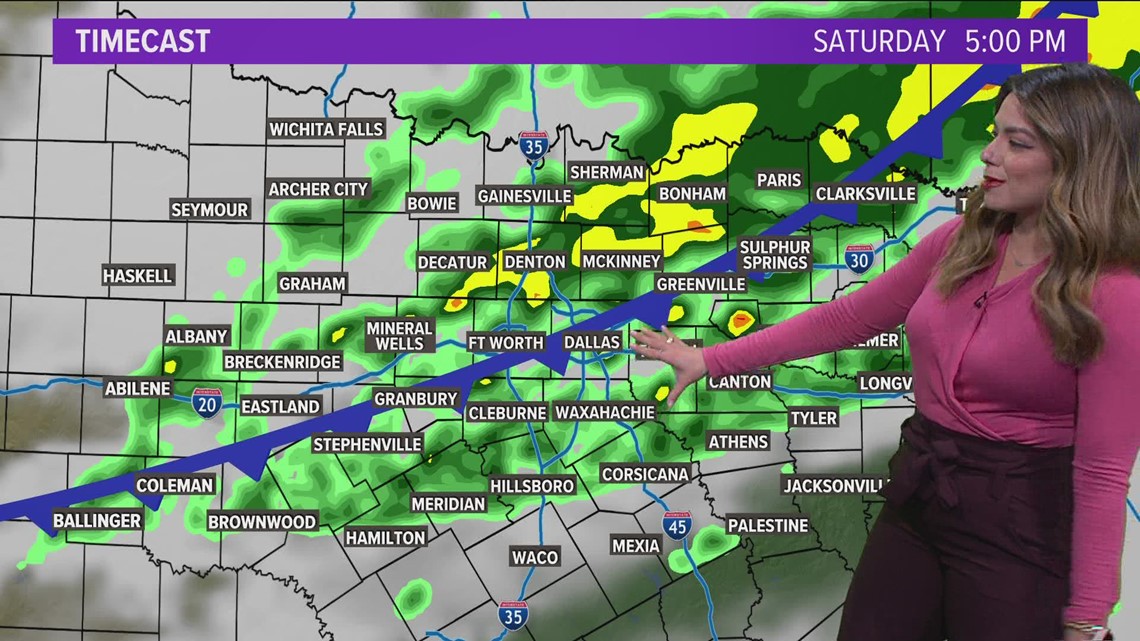 DFW Weather Timeline: Rain continues in North Texas this week | wfaa.com