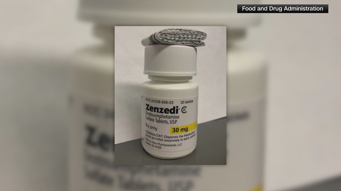 Zenzedi ADHD medication recalled due to pill mixup | wfaa.com