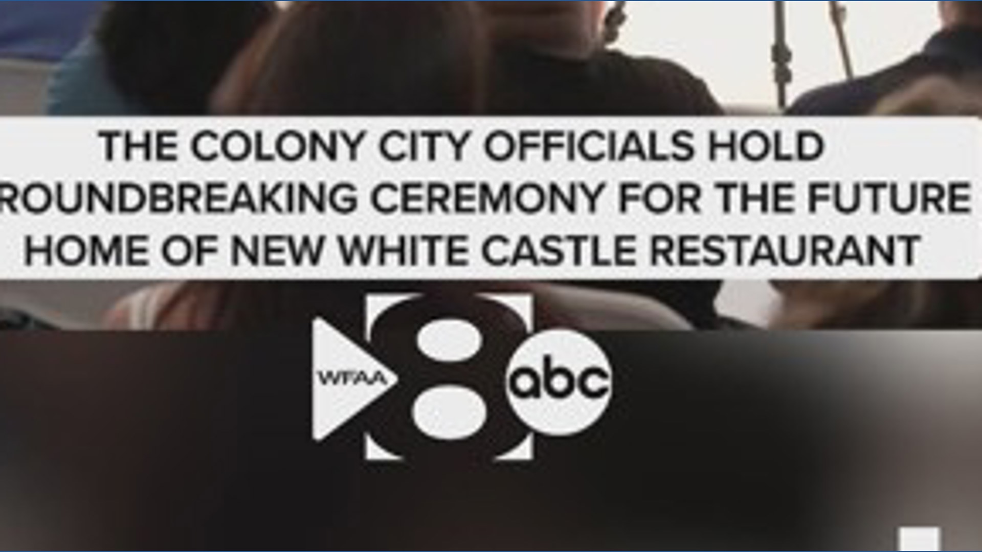 White Castle breaks ground on first Texas location in The Colony | wfaa.com