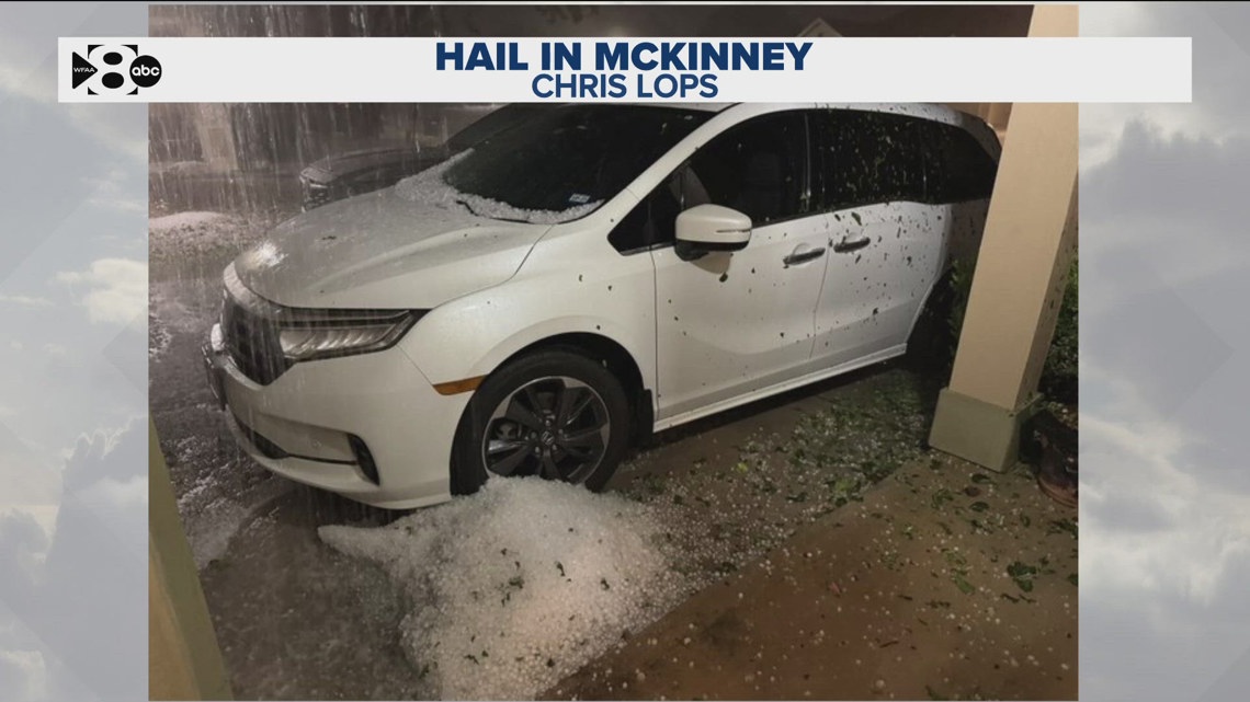 DFW Weather: Small hail reported in North Texas | wfaa.com