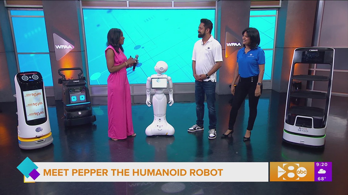 Meet Pepper The Humanoid Robot from RobotLab DFW | wfaa.com