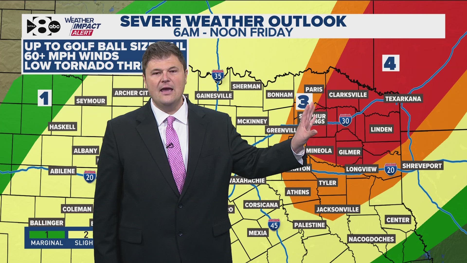 Watch on WFAA+: Looking ahead at storms coming to DFW Friday morning | wfaa.com
