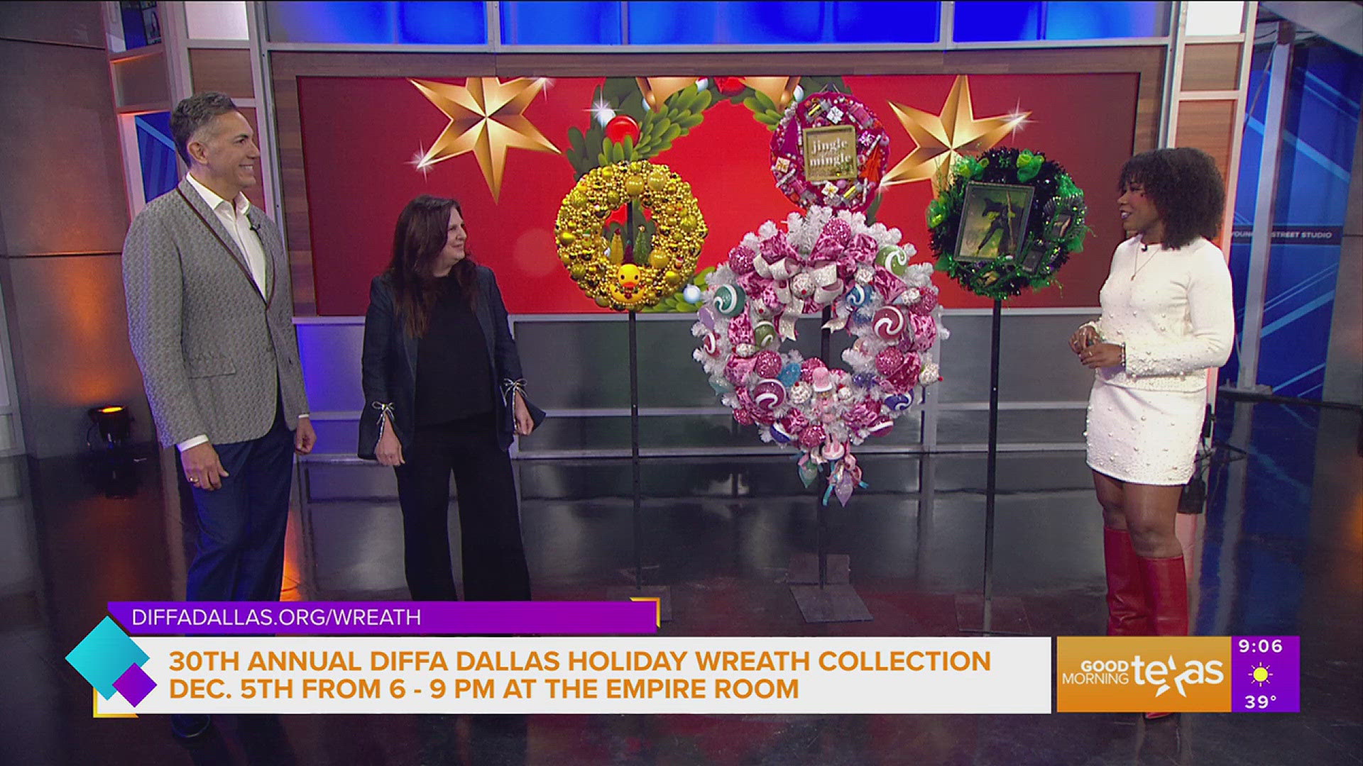 30th Annual Diffa Dallas Holiday Wreath Collection Event | wfaa.com