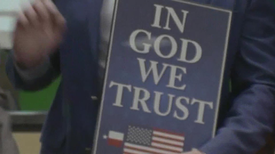 Florida activist sends around 275 'In God We Trust' posters to Texas ...