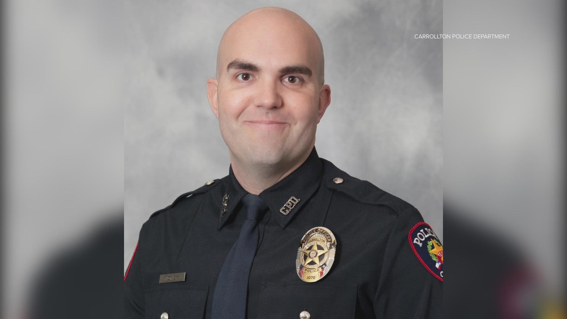 Fallen North Texas police officer being remembered by fellow officers ...