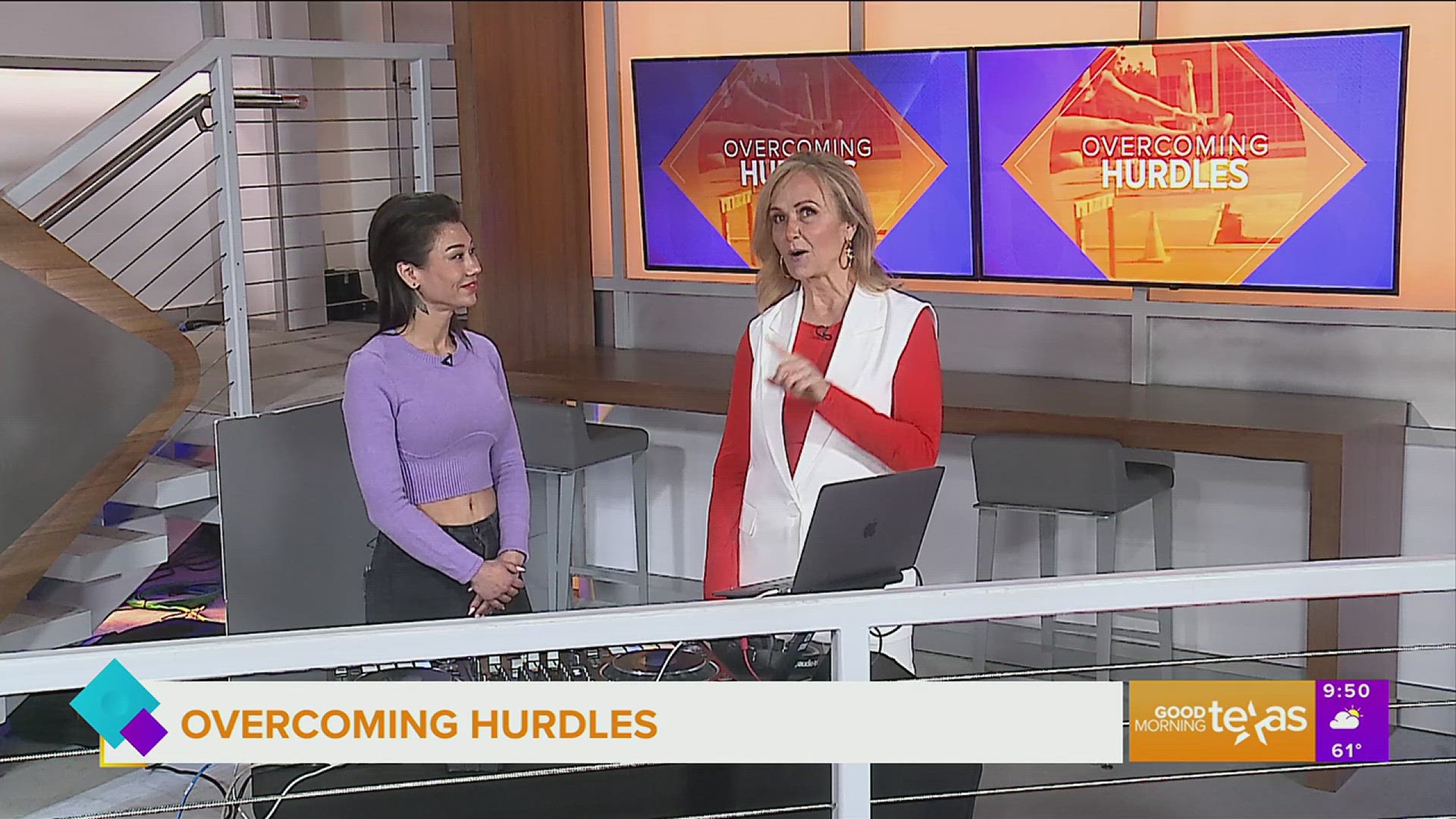 Overcoming Hurdles with DJ Sarah Battle | wfaa.com