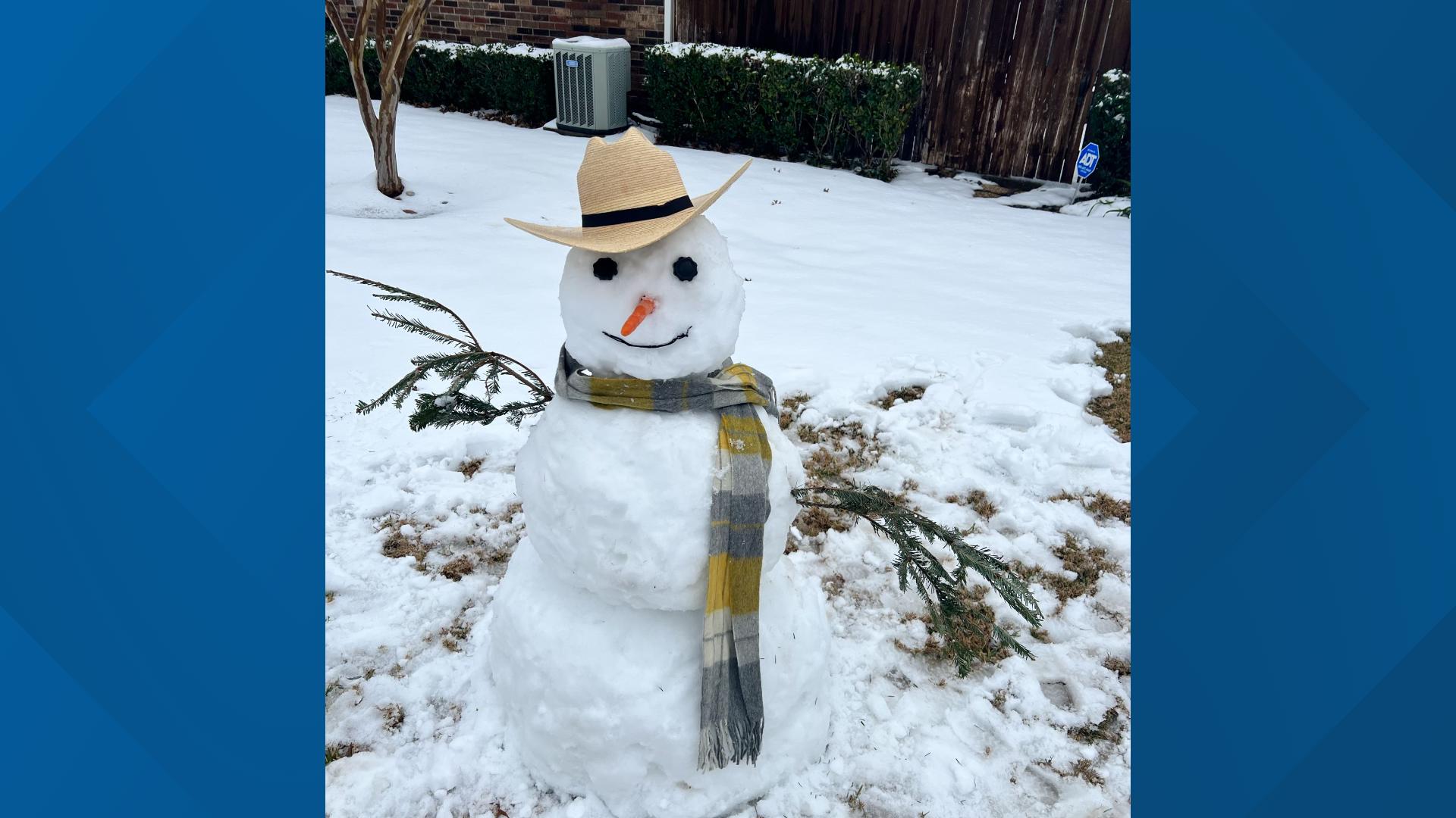 PHOTOS: Meet the snowmen of DFW from the winter storm | wfaa.com