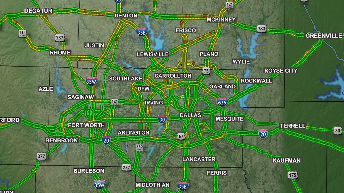 DFW traffic update: Is it safe to drive on North Texas roads Friday ...