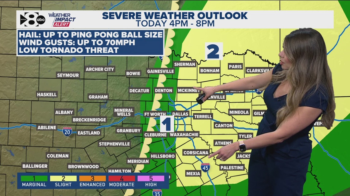 Severe storm potential prompts WFAA Weather Alert Day Wednesday in ...