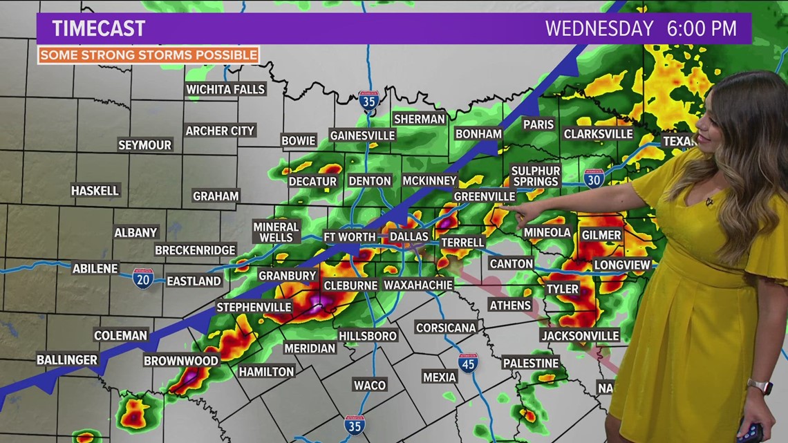 DFW weather: Severe storms likely across North Texas Wednesday ...