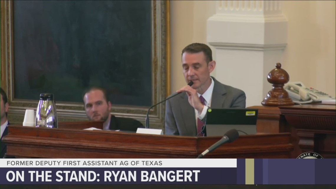 Did Ryan Bangert think suspended Texas AG Ken Paxton had violated his ...
