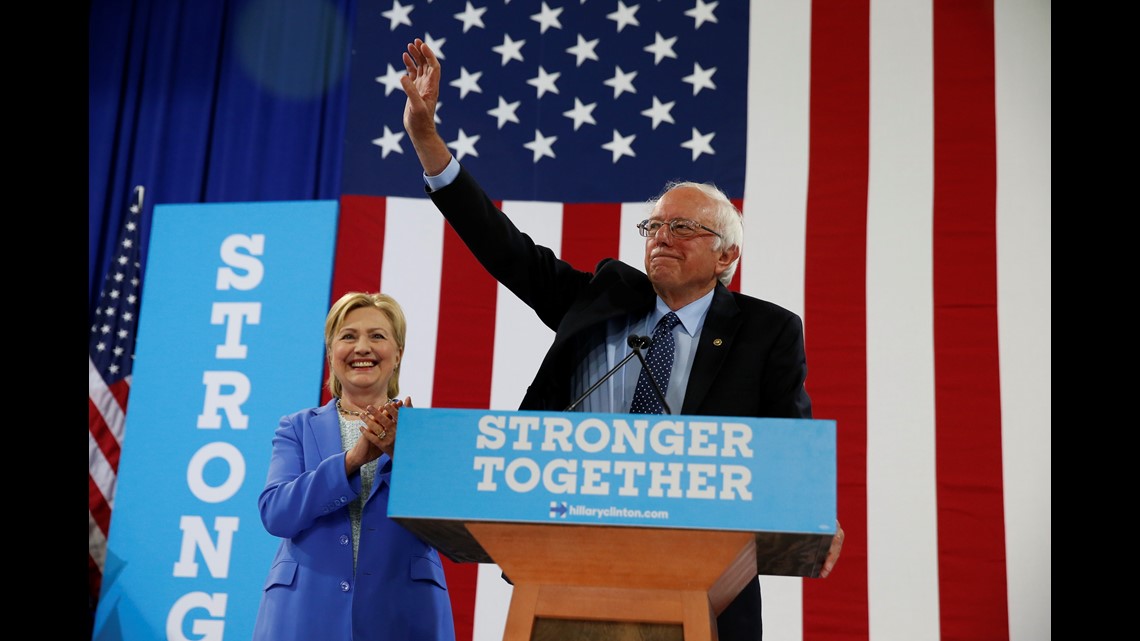 Bernie Sanders, Hillary Clinton join forces against Donald Trump | wfaa.com