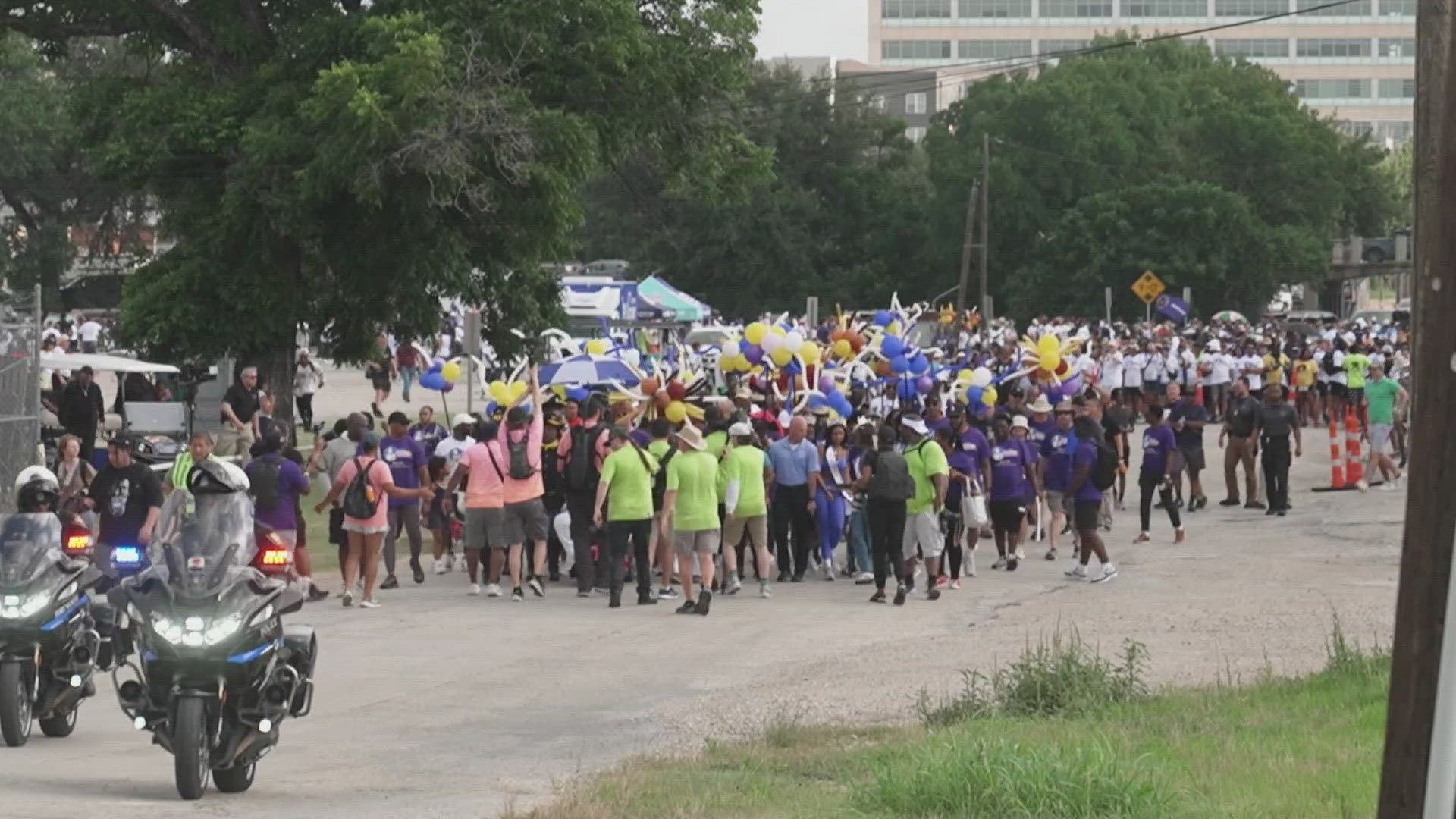 Walk for Freedom attendees celebrate Juneteenth, honoring Opal Lee ...