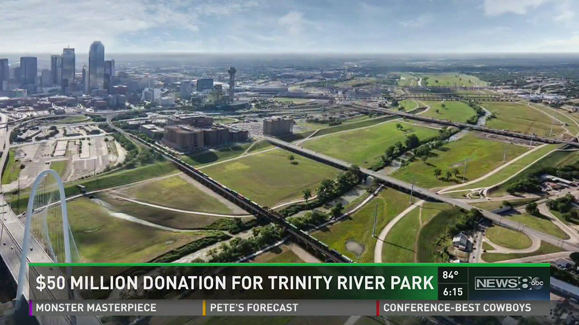 Trinity River park gets $50 million boost from private donor | wfaa.com