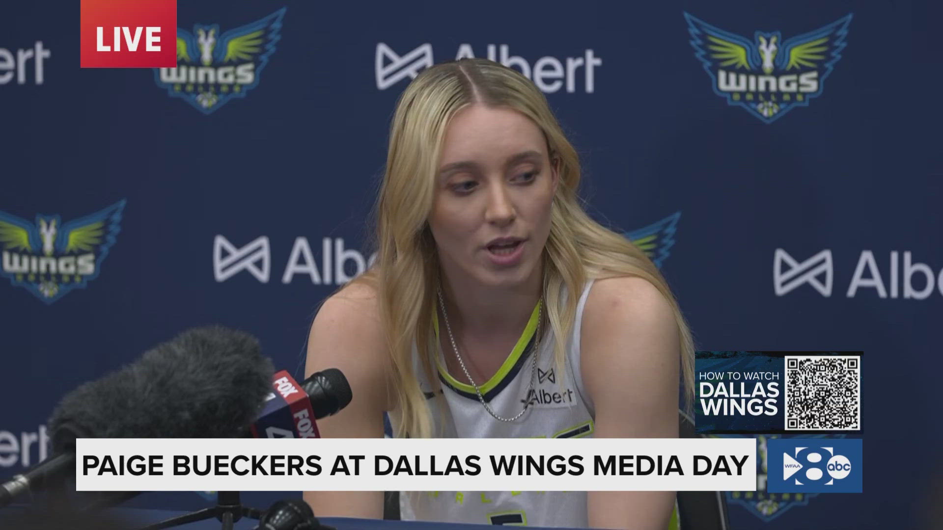 Dallas Wings media day: Paige Bueckers full interview | wfaa.com